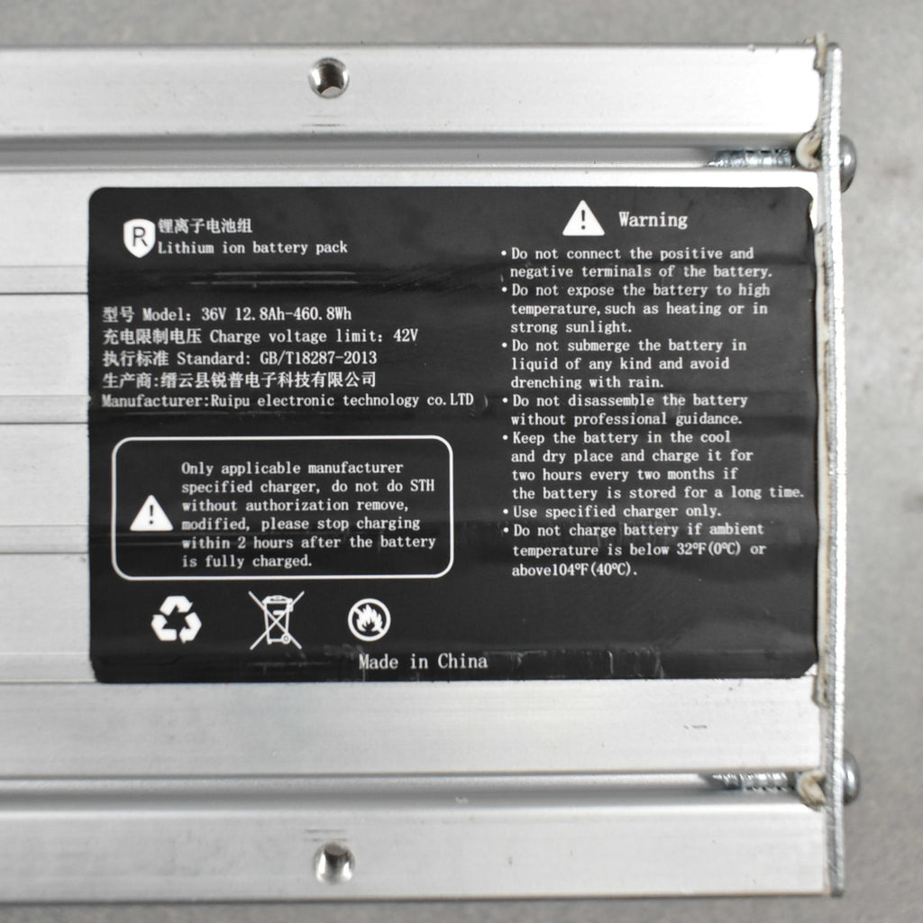 Aluminum Cased 12Ah E-Bike/ScooterPack - High Amp Draw. – Battery ...