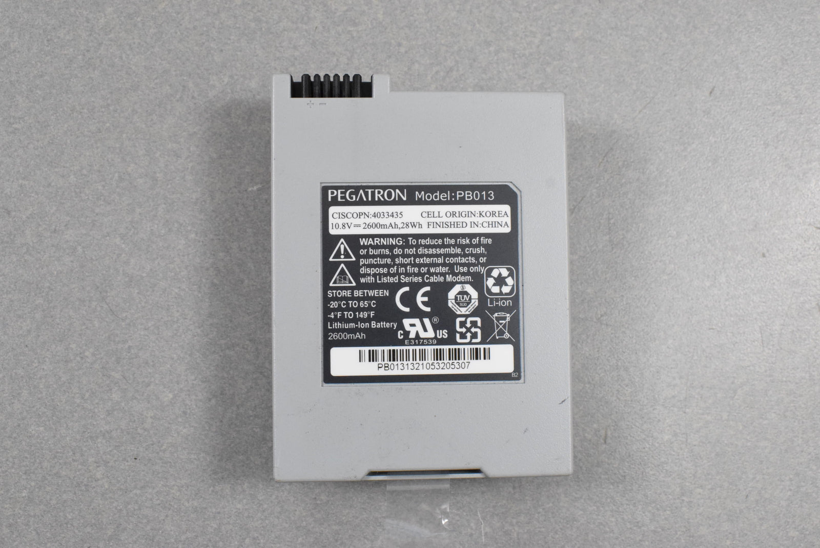 Mixed 2.6Ah 18650 Cells in Grey Modem Packs – Battery Clearing House