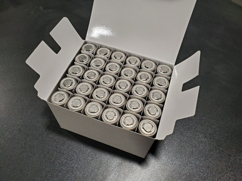 Unwrapped Unmarked Cells (Likly Sanyo NCR18650BD 3Ah 18650 Cells ...